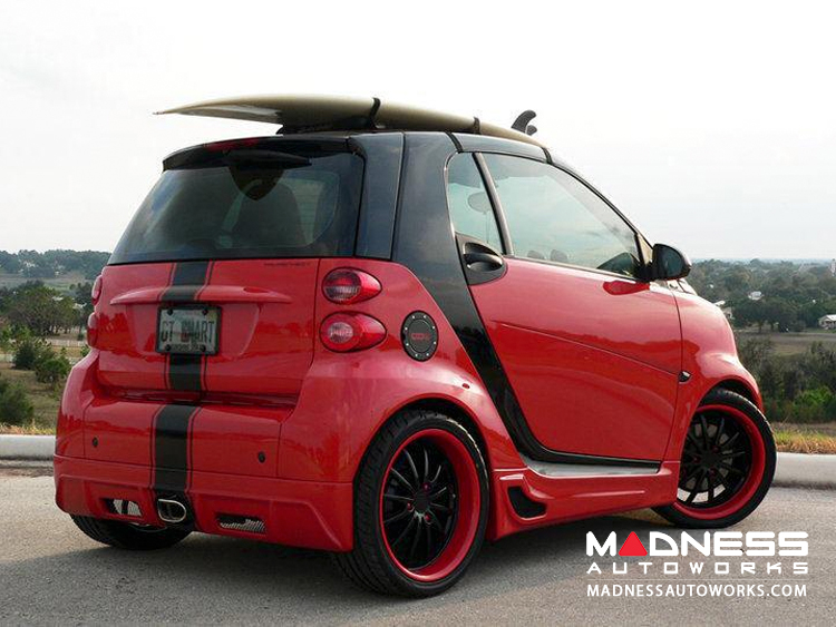 2008 Custom smart car red - Customization
